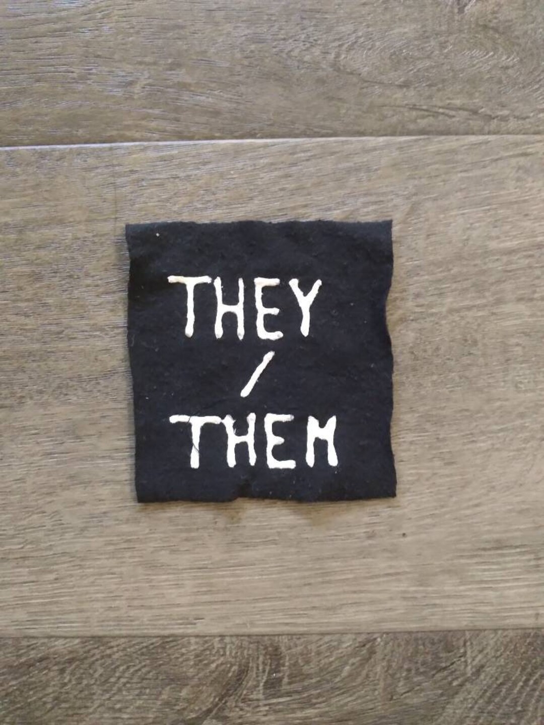 They/them Pronoun Patch - Etsy