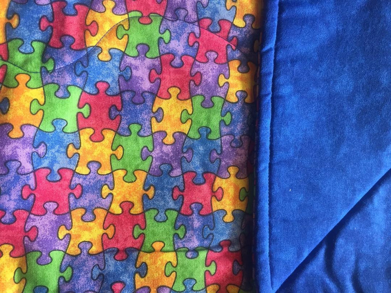 Puzzle Print Quilt, Pillowcase, and Pillow Set - Etsy