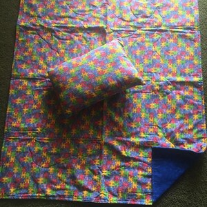 Puzzle Print Quilt, Pillowcase, and Pillow Set - Etsy