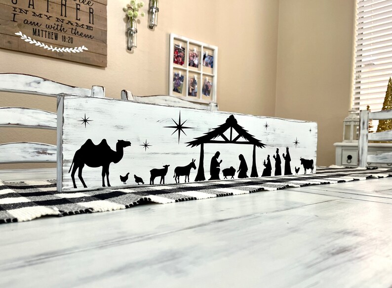 30 Inch Nativity Table Runner Double Sided Christmas Decor - Etsy