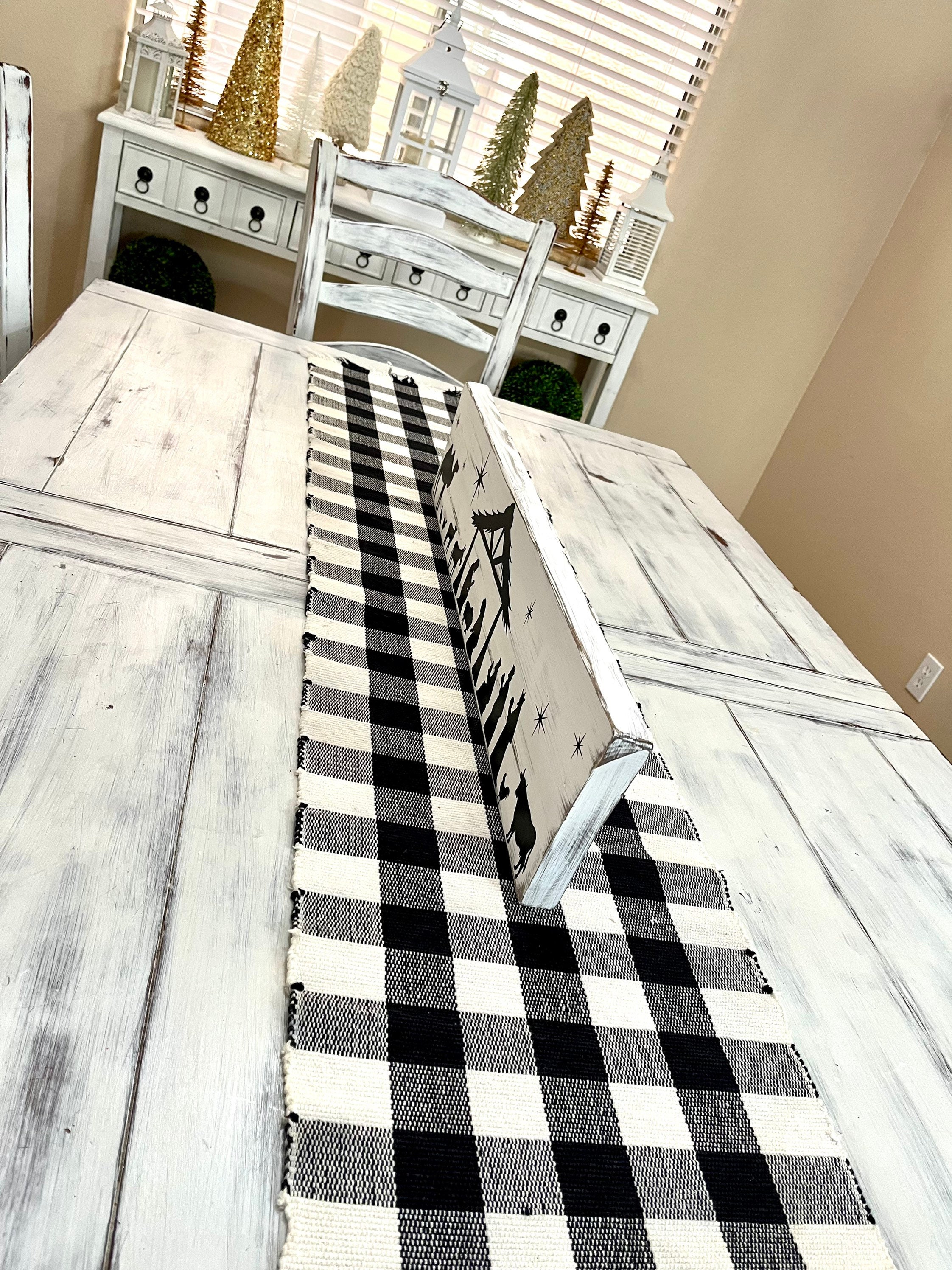 30 Inch Nativity Table Runner Double Sided Christmas Decor - Etsy