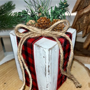 Rustic Wooden Gift Set, Christmas Decor, Mantle Decor, Farmhouse Decor ...