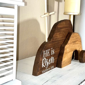 He is Risen, Empty Tomb, Jesus Lives, Ressurection Scene, Easter Decor ...