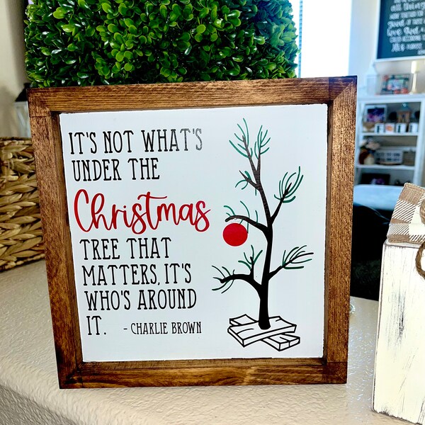 Charlie Brown Christmas Sign - Etsy