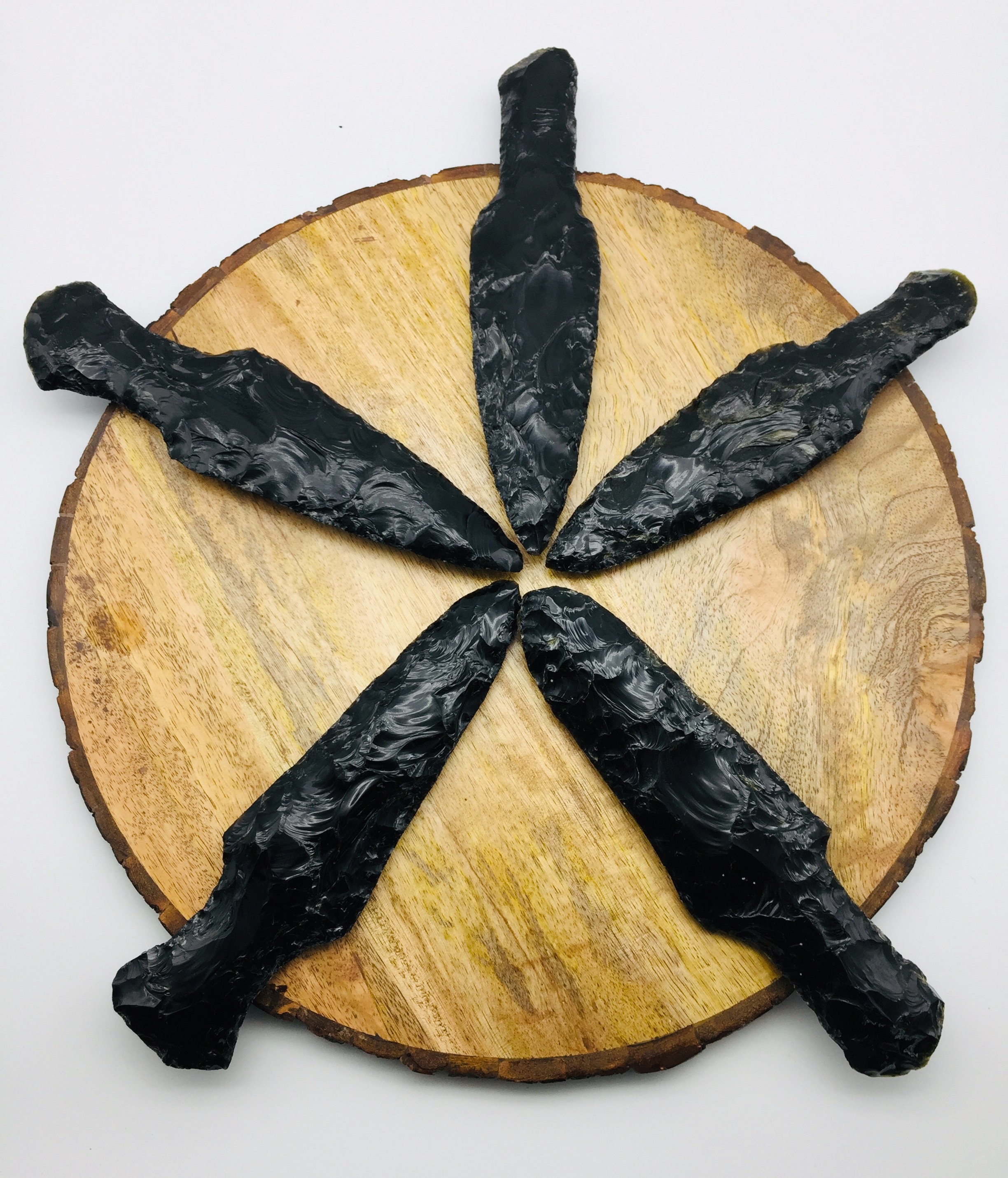 8 Obsidian Dagger/ Aztec Dagger/ Hand carved Knife/ | Etsy