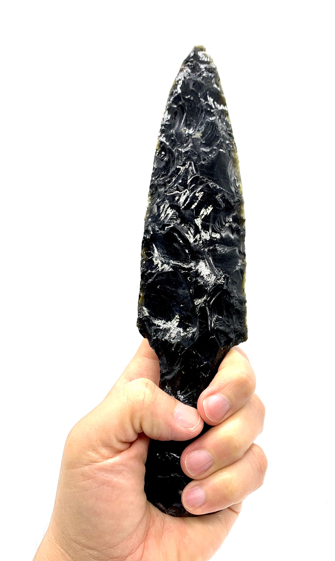 8 Obsidian Dagger/ Aztec Dagger/ Knapped Warrior Dagger - Etsy