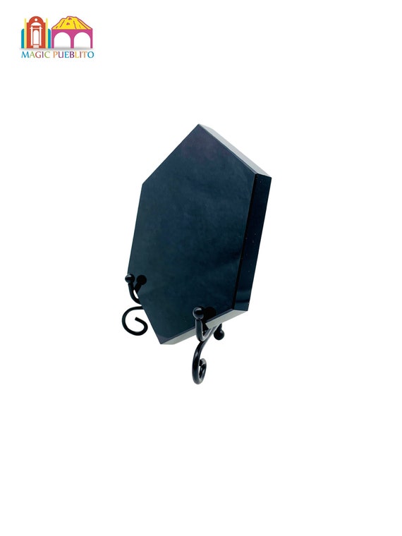 4 Hexagon Obsidian Mirror Black Hexagon Obsidian - Etsy