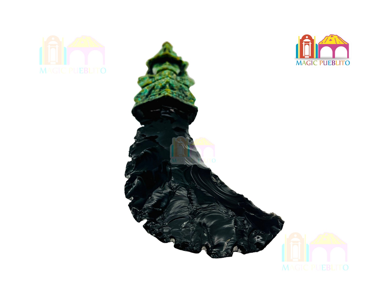 Shaman Obsidian Machete Obsidian Karambit Knapped Obsidian - Etsy