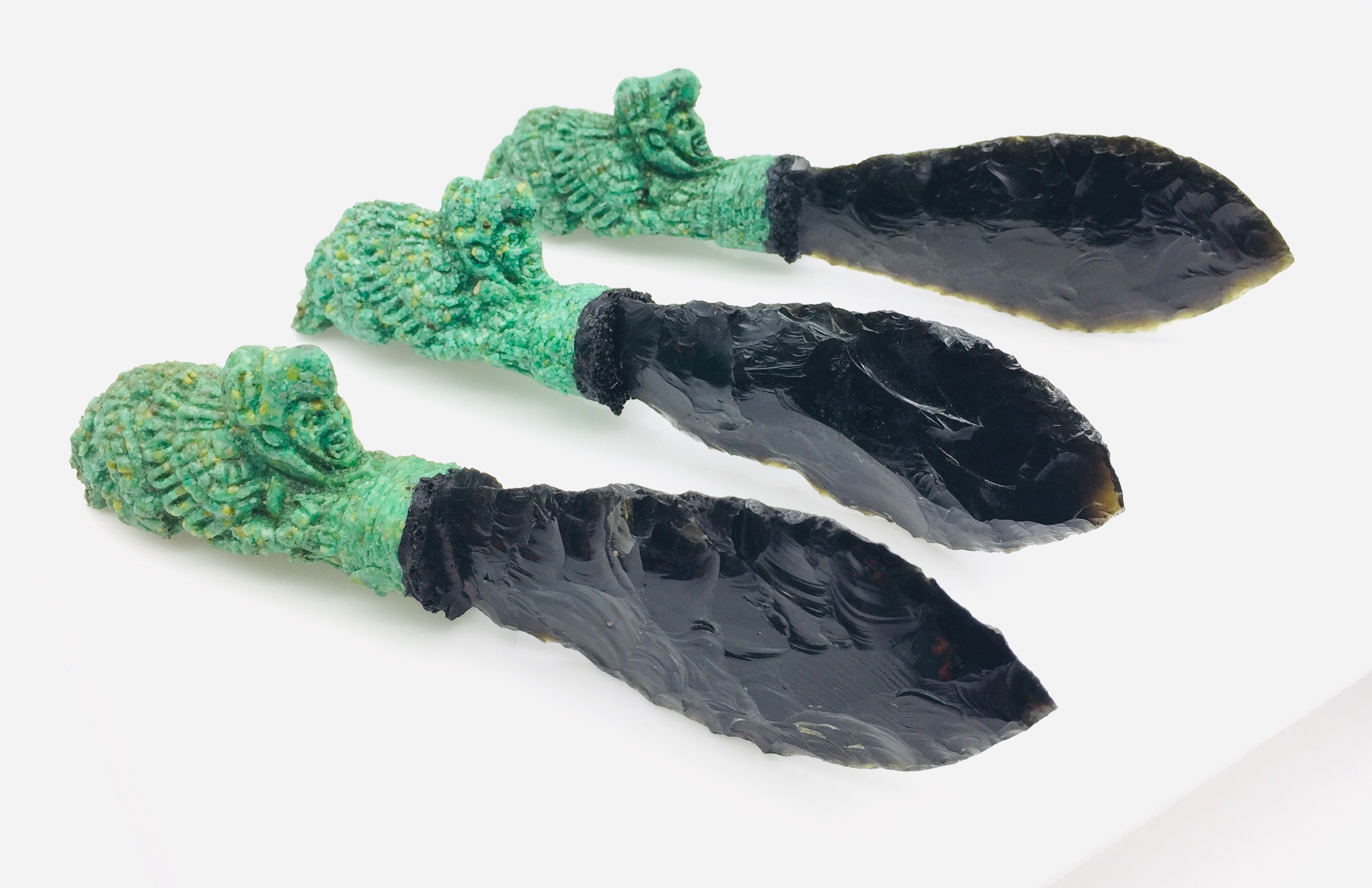 Obsidian Dagger/ Aztec Dagger/ Hand Carved Knife/ Quetzalcoatl | Etsy