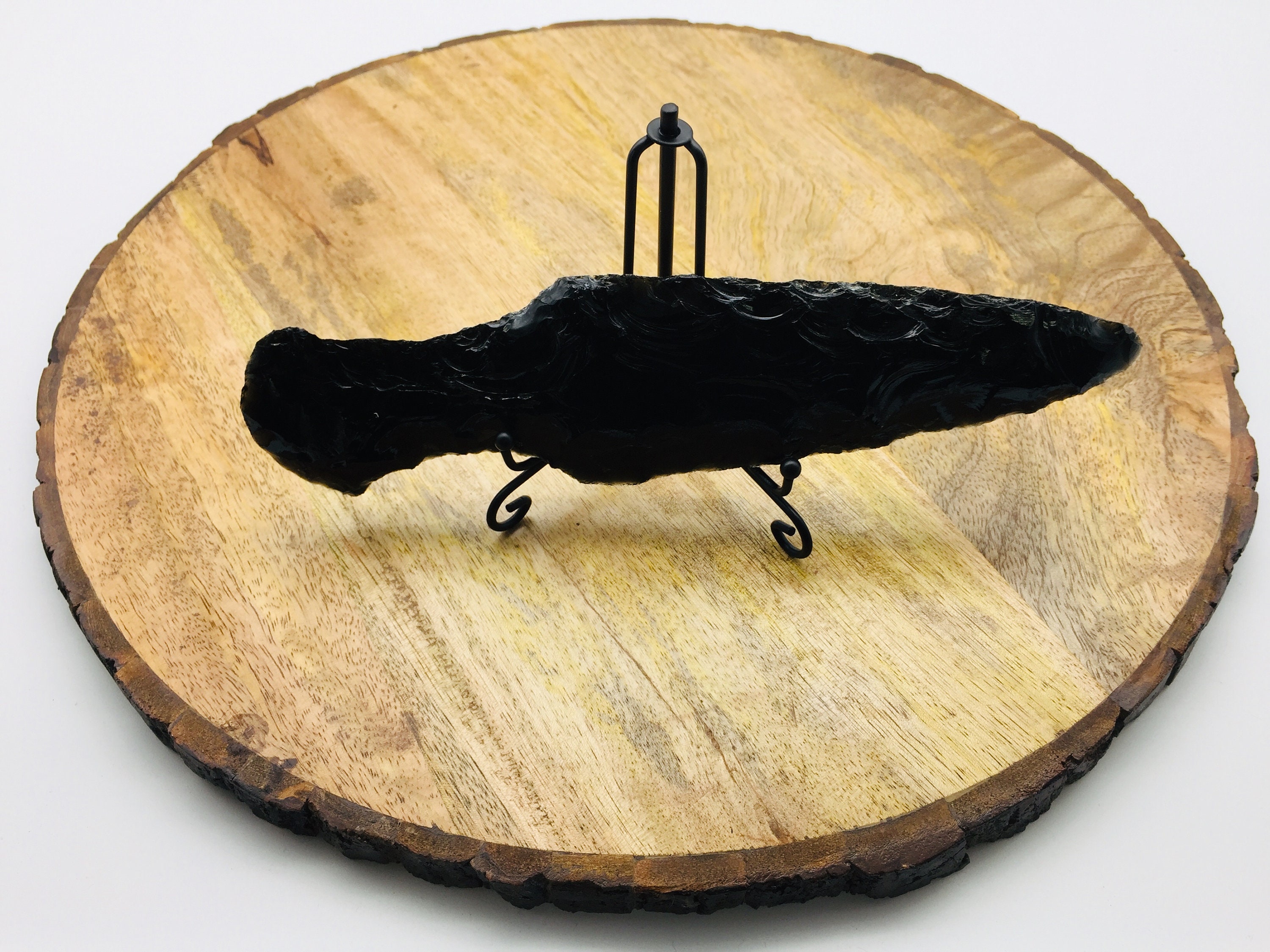 8 Obsidian Dagger/ Aztec Dagger/ Knapped Warrior Dagger - Etsy