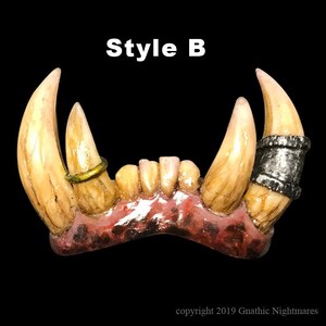 Battle Orc Double Tusks Cosplay - Etsy