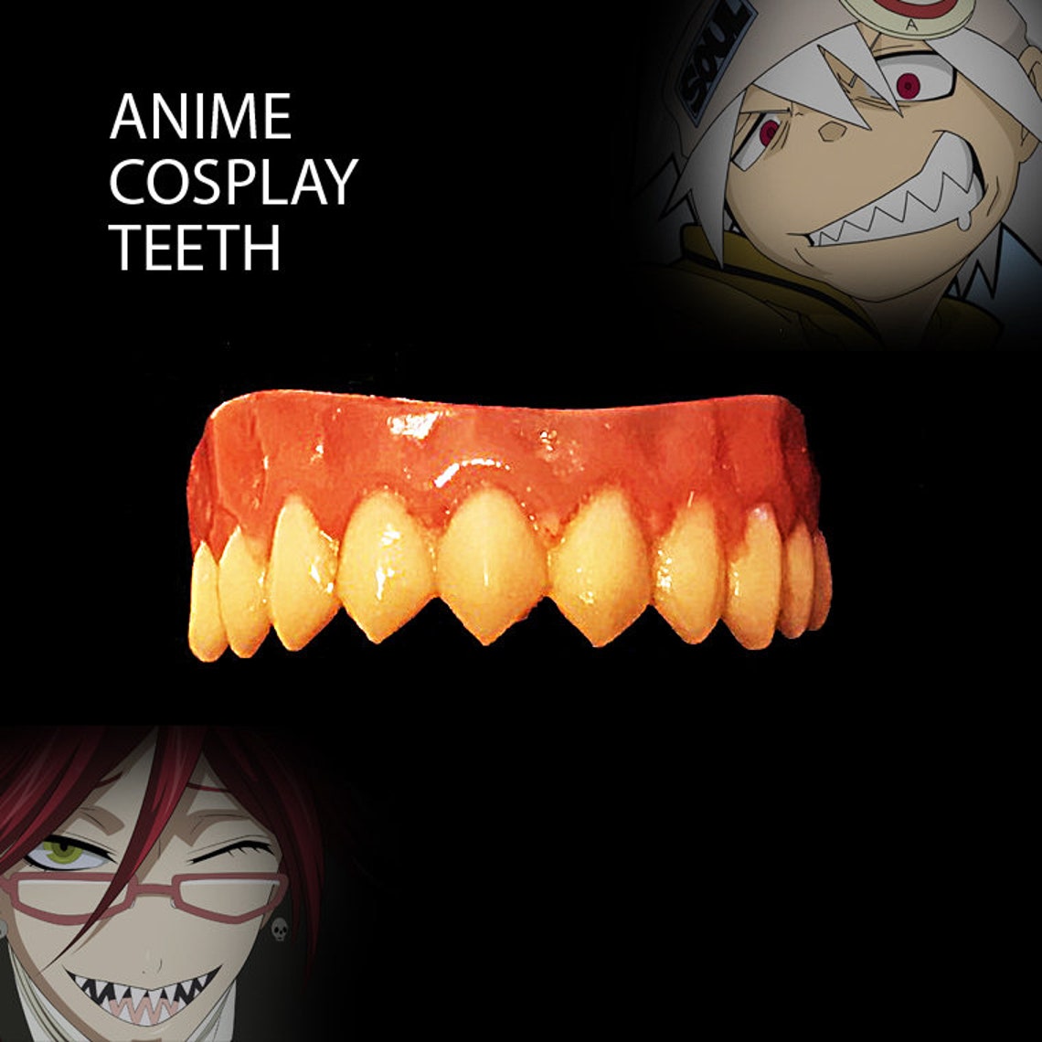 Anime Cosplay Costume Teeth For Grell Sutcliff Soul Eater | Etsy