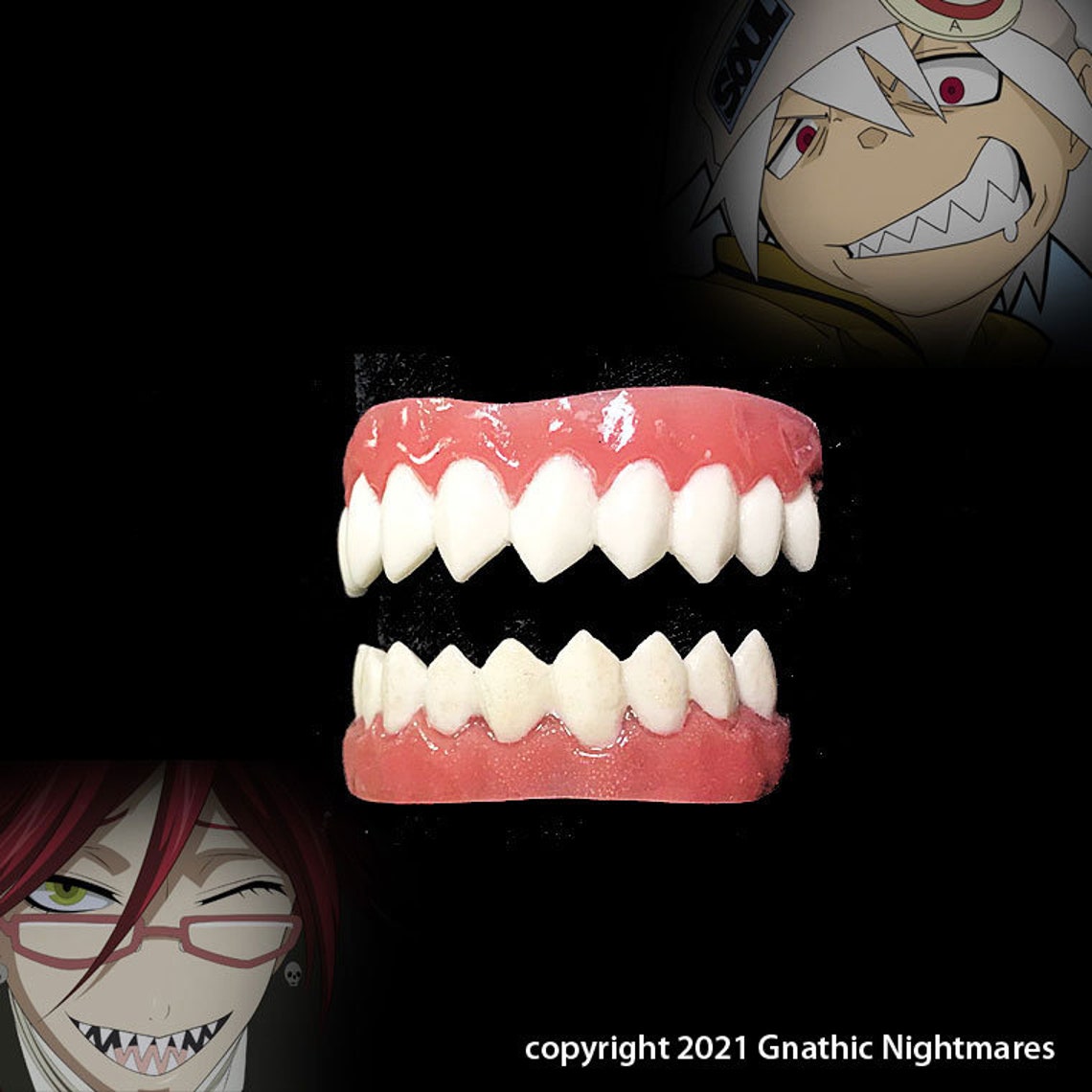Anime Cosplay Costume Teeth for Grell Sutcliff Soul Eater - Etsy