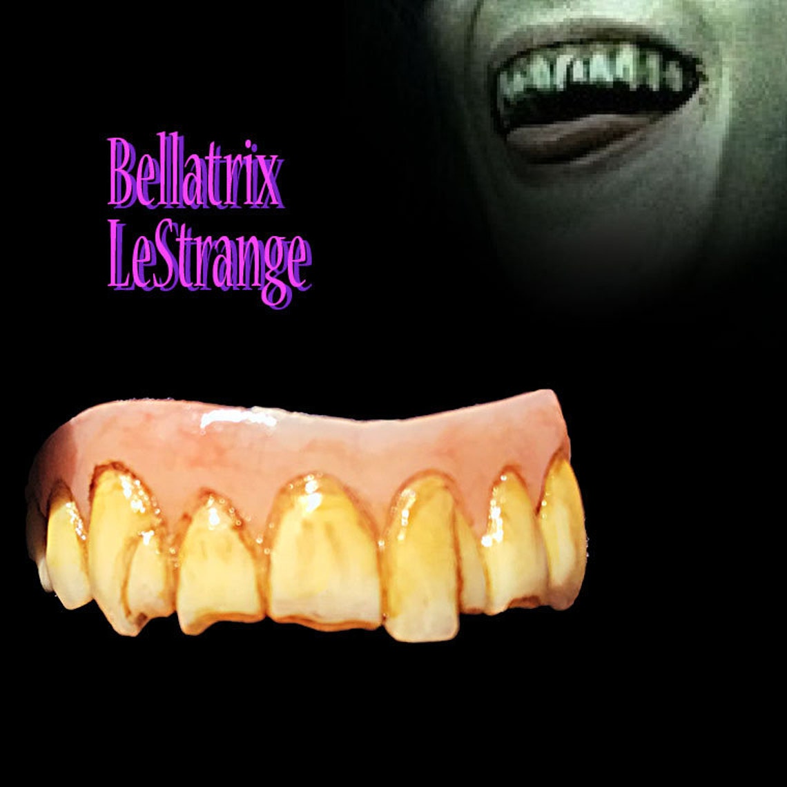 Bellatrix Lestrange Character Teeth From Happy Potter - Etsy