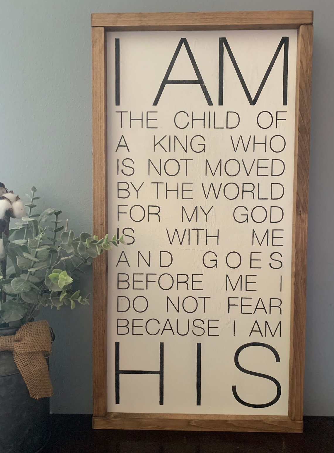 I Am a Child of a King, Sign, Religious Sign, Christian, Sign ...