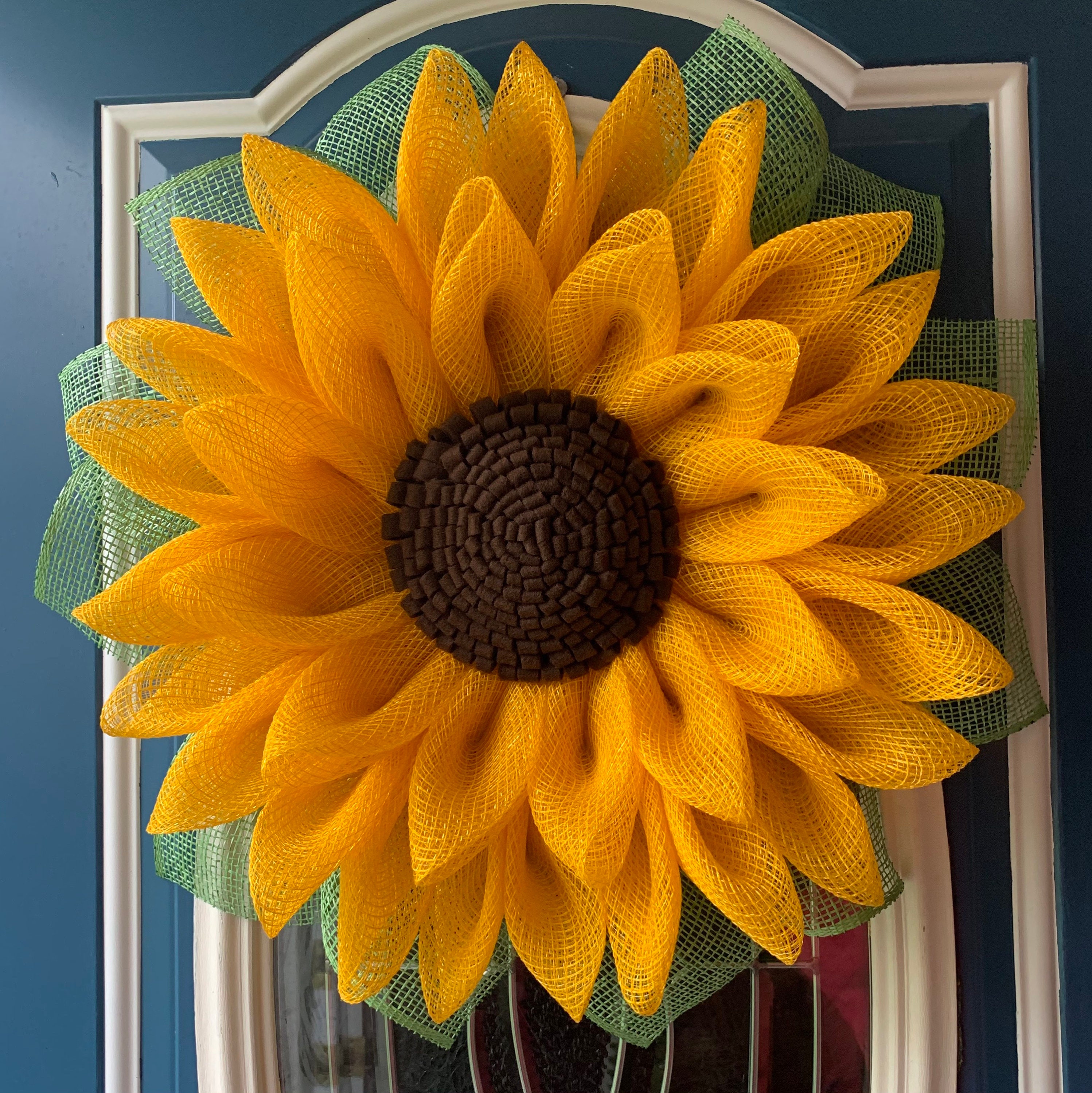 Sunflower Wreath. Springsummer and Fall - Etsy
