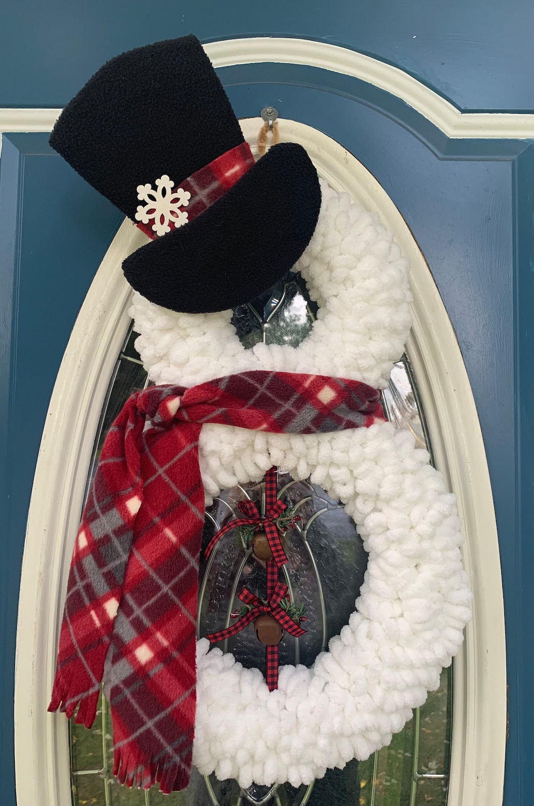 Snowman Wreath. Winter Wreath. Christmas Wreath. Snowman Winter Wreath ...