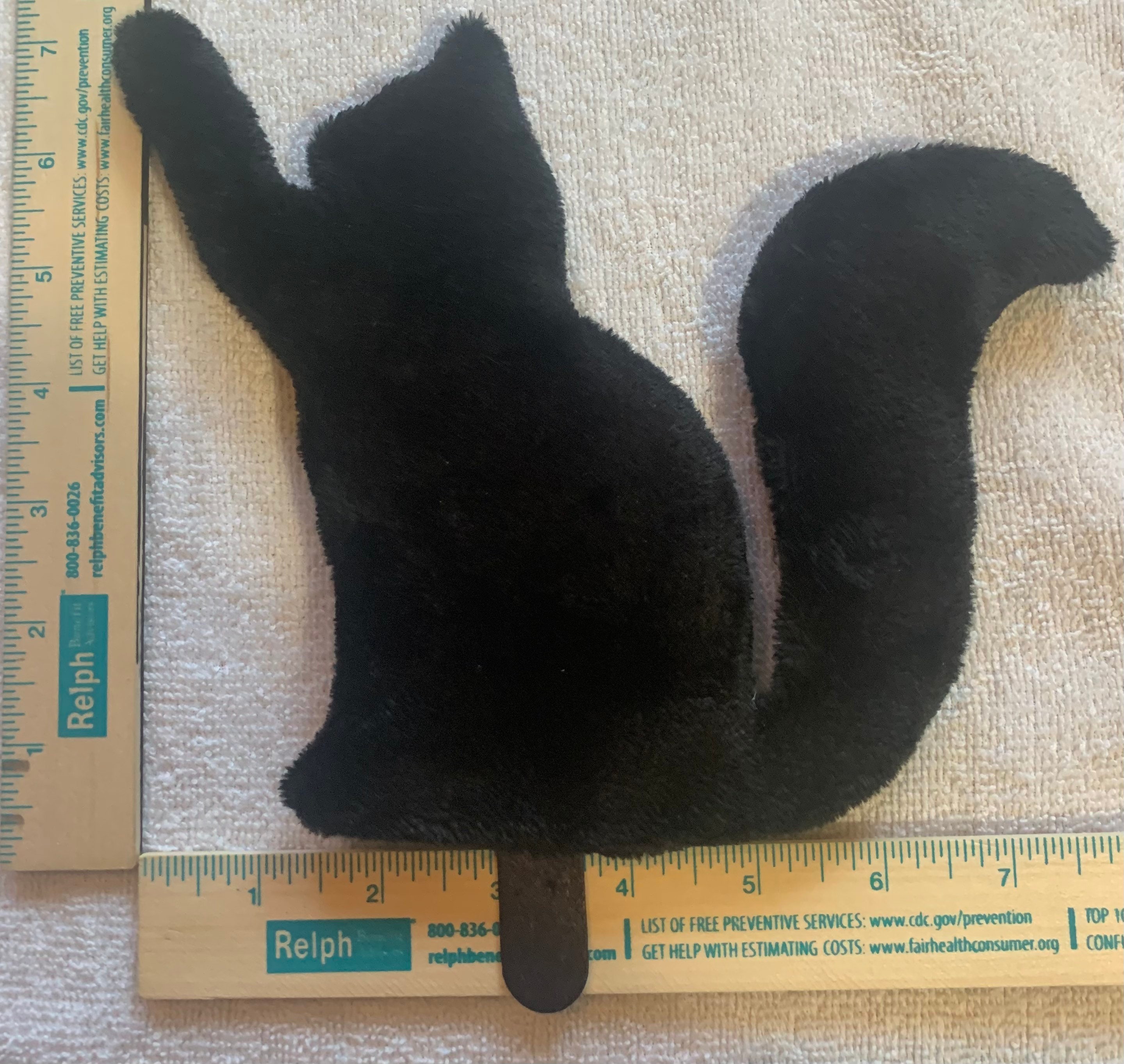 Furry Black Reaching Cat Wreath Attachment. Wood Reaching Cat - Etsy