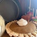 Primitive Pumpkin Pie Decoration, Miniature Faux Pies, Fake Pumpkin Pie ...