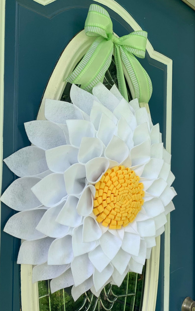 Daisy Flower Wreath. Sunflower Wreath. Spring Summer Wreath - Etsy