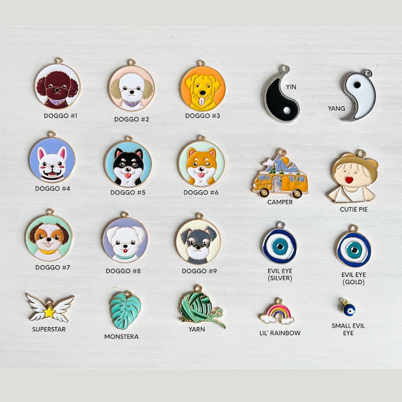 Design Your Own Collar Charm / Custom Cat or Dog Collar Charm - Etsy