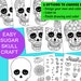 Sugar Skull Craft for Kids - Etsy
