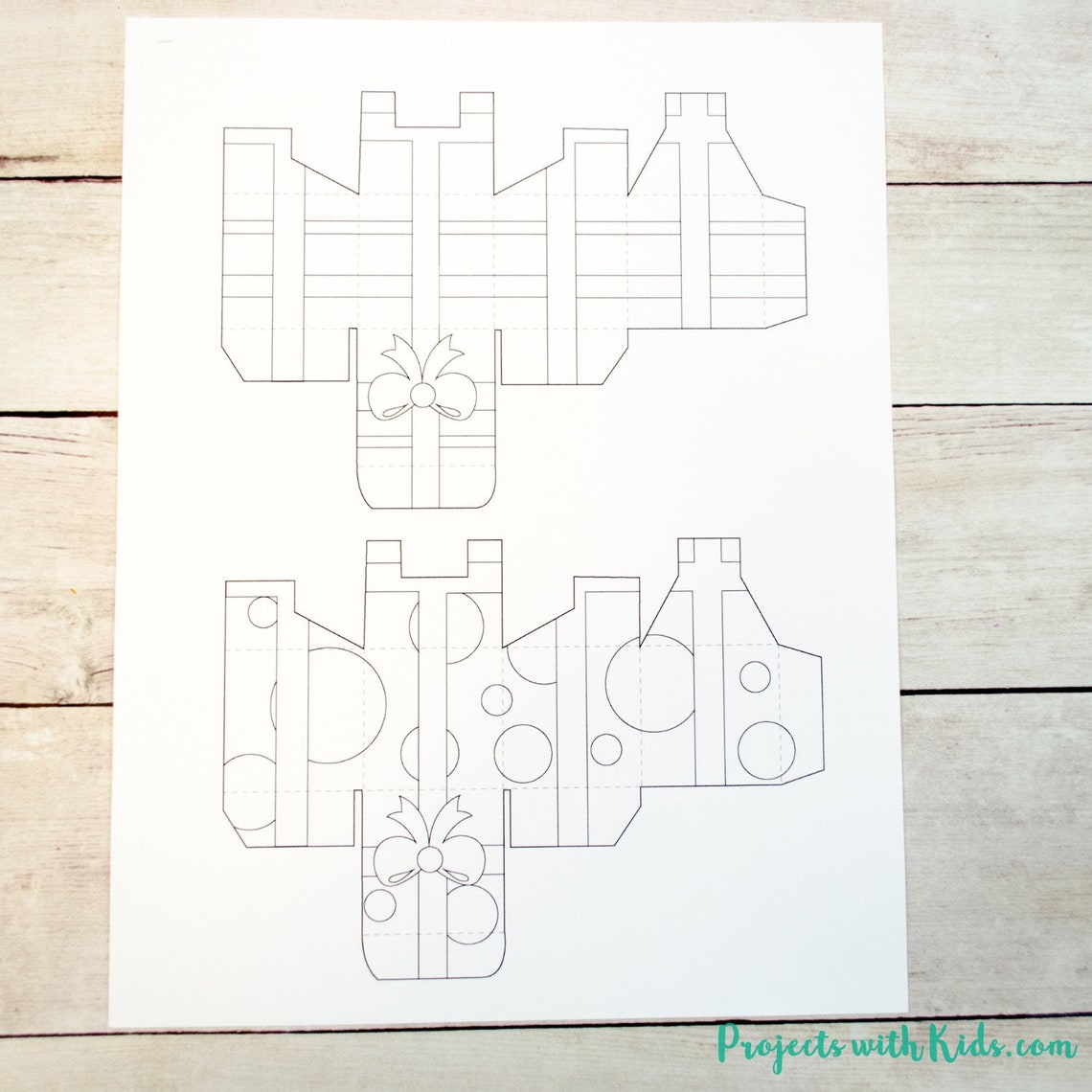 Christmas Tree Papercraft PRINTABLE Kids Craft 3D Printable - Etsy