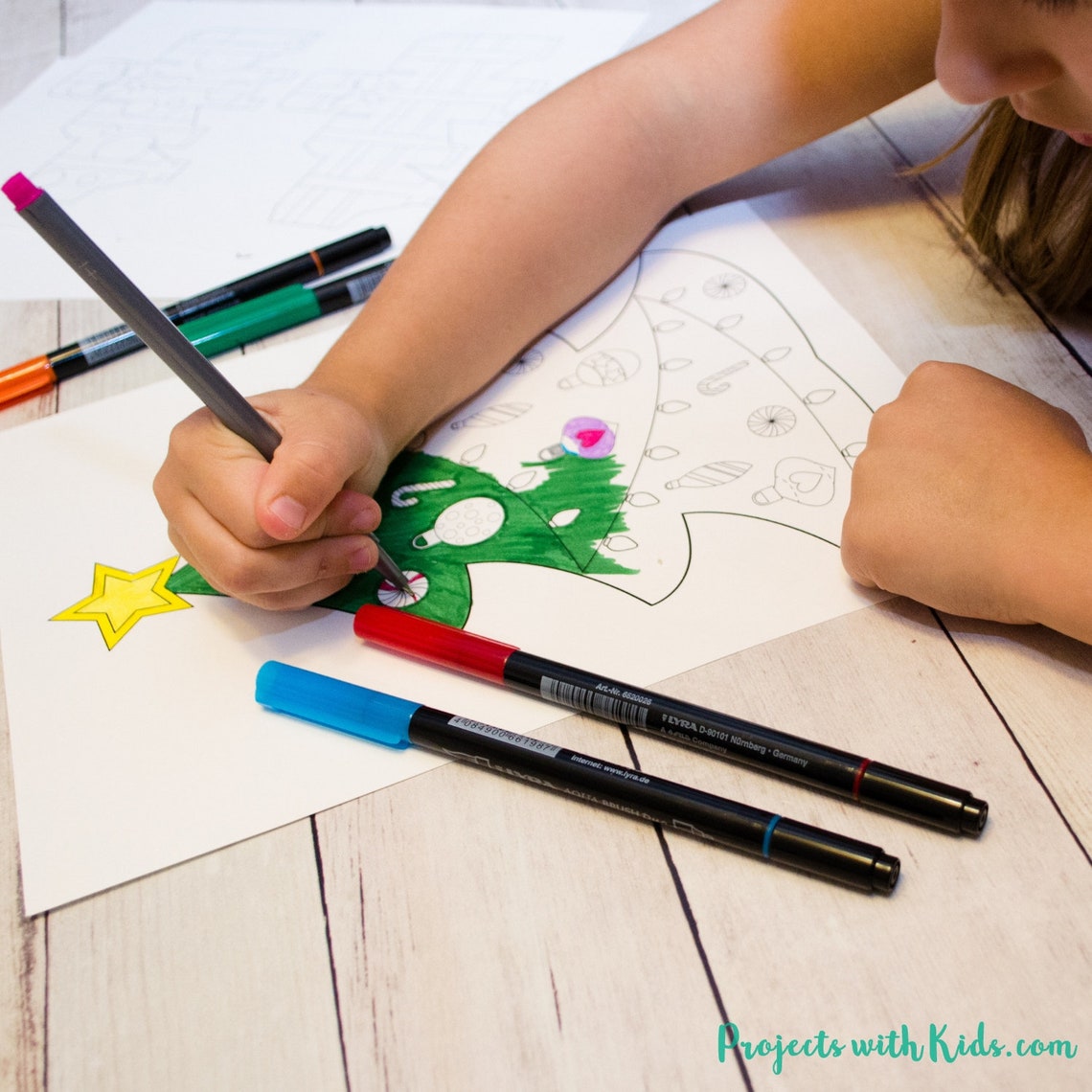 Christmas Tree Papercraft PRINTABLE, Kids Craft, 3D Printable Christmas ...