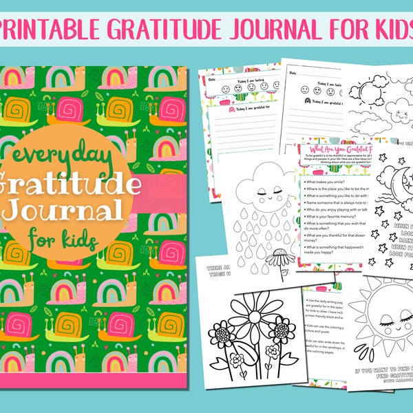Gratitude Coloring Pages - Etsy
