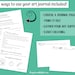 Printable Art Journal for Kids, Drawing Prompts for Kids, Sketchbook ...