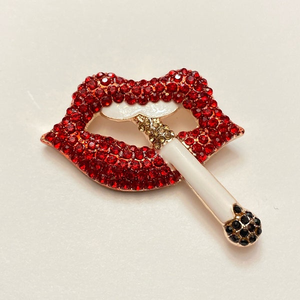 Cigarette Pin - Etsy