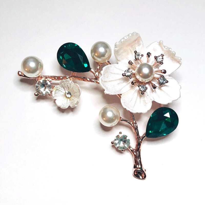 Crystal Brooch Pin - Etsy