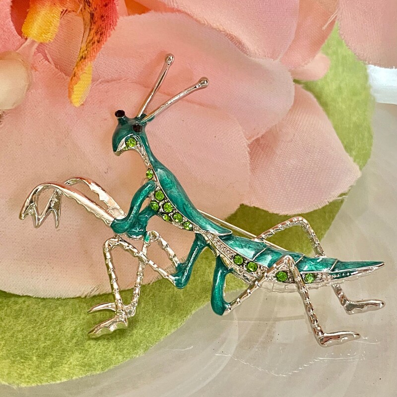 Praying Mantis Pin - Etsy