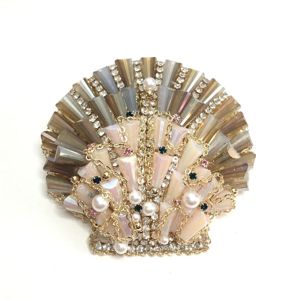Seashell Brooch - Etsy