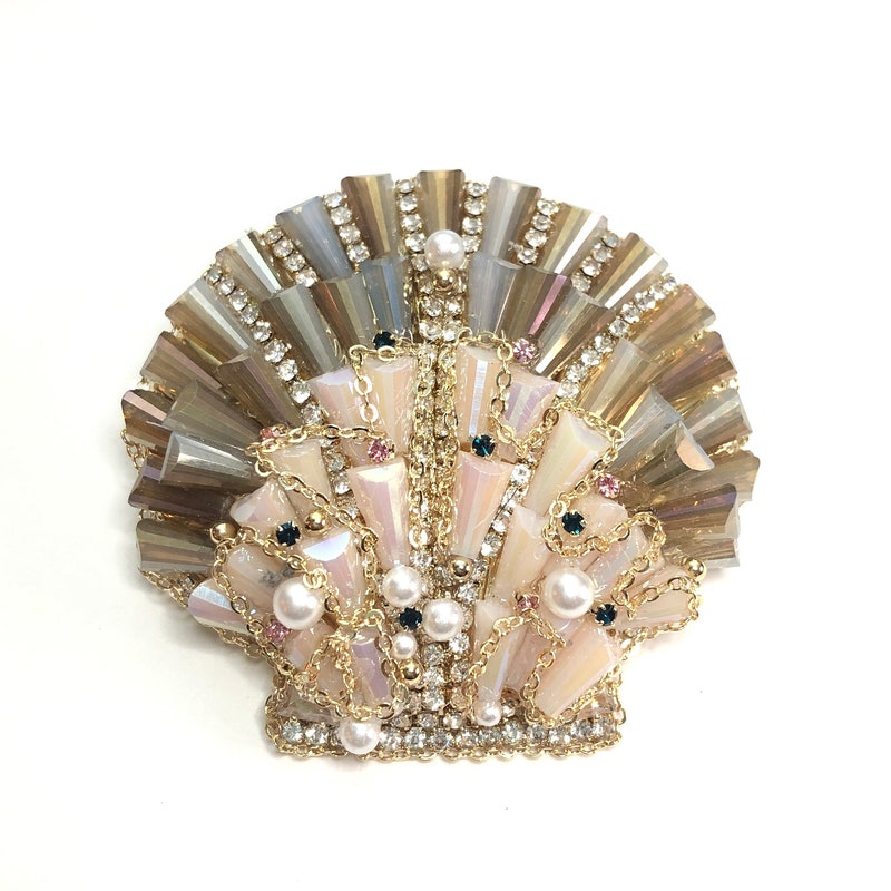 Seashell Brooch - Etsy