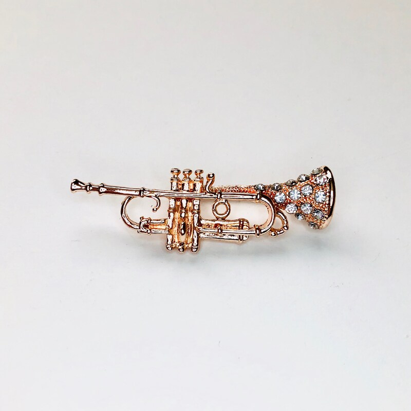 Trumpet Pin - Etsy