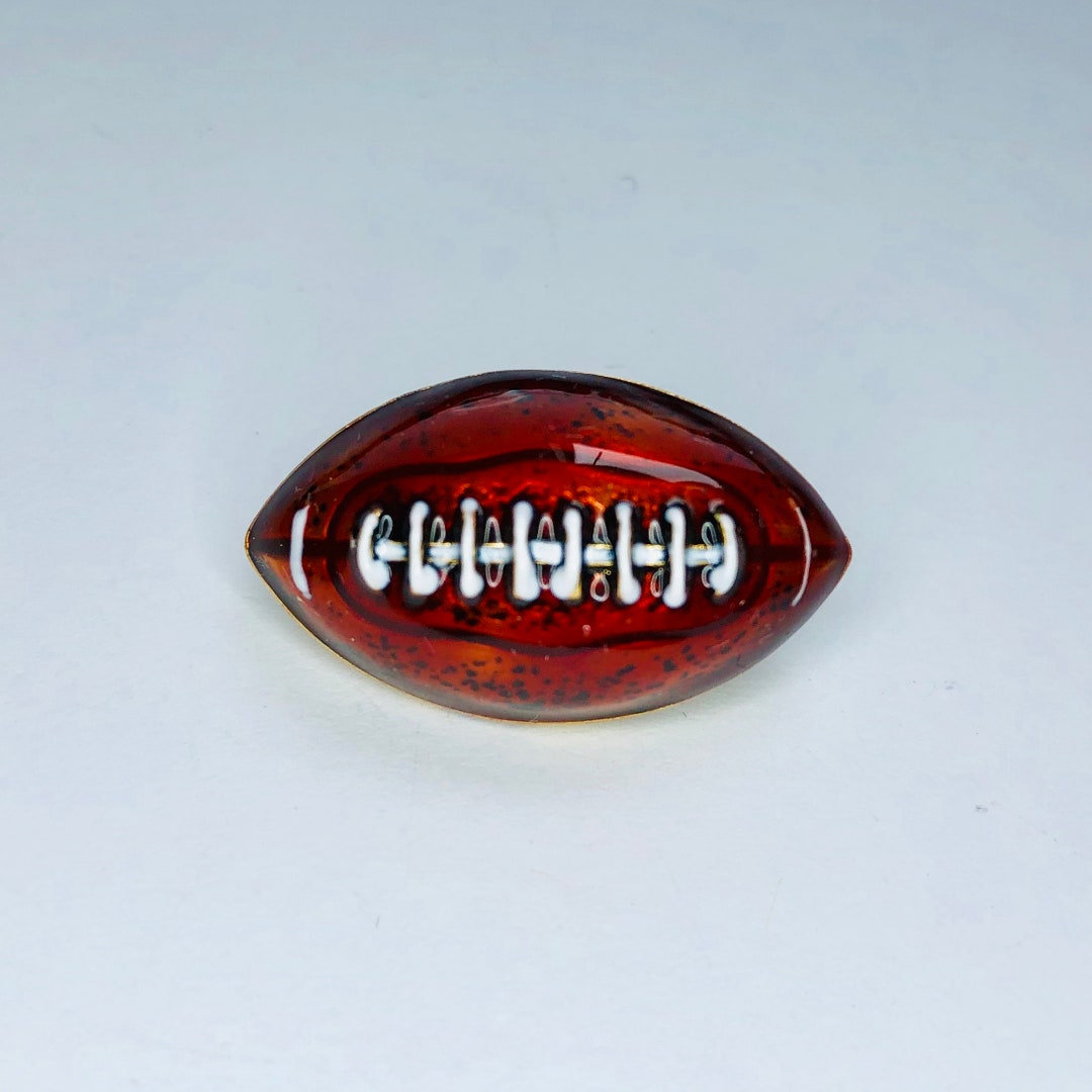 Enamel Football Brooch Lapel Enamel Pin Jewelry Sport Football Lover ...