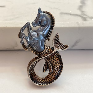 Greek Mythology Horse Fish Mermaid Creature Hippocampus Hippocamp ...