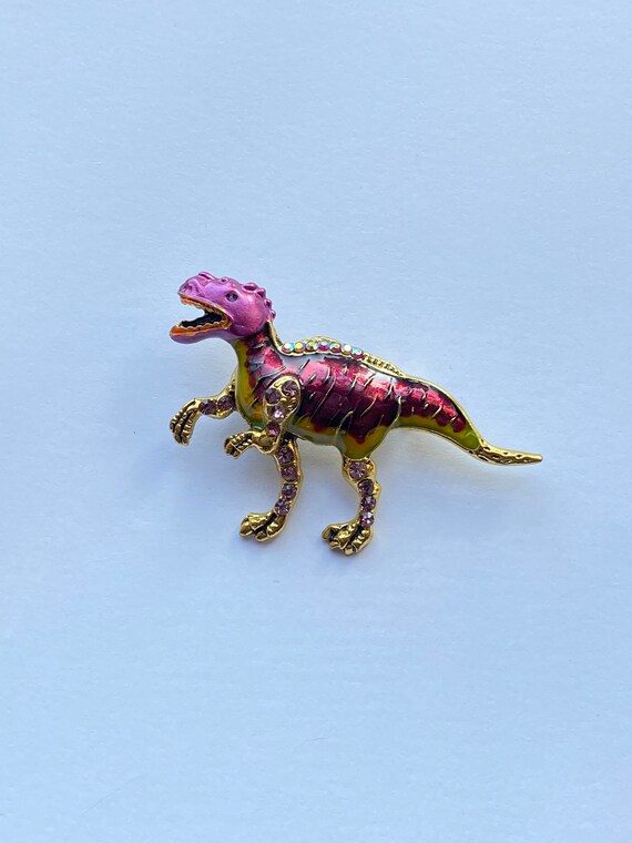 Purple Rhinestone T-Rex Tyrannosaurus Rex Theropod Ca… - Gem