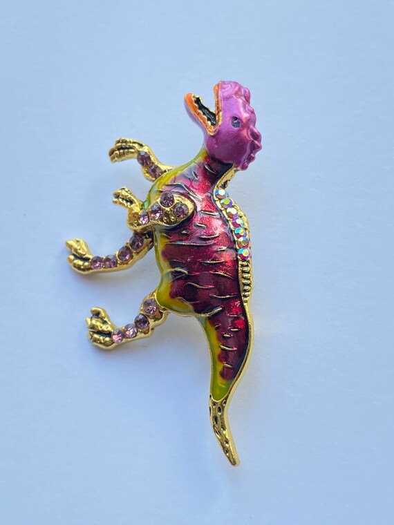 Purple Rhinestone T-Rex Tyrannosaurus Rex Theropod Ca… - Gem