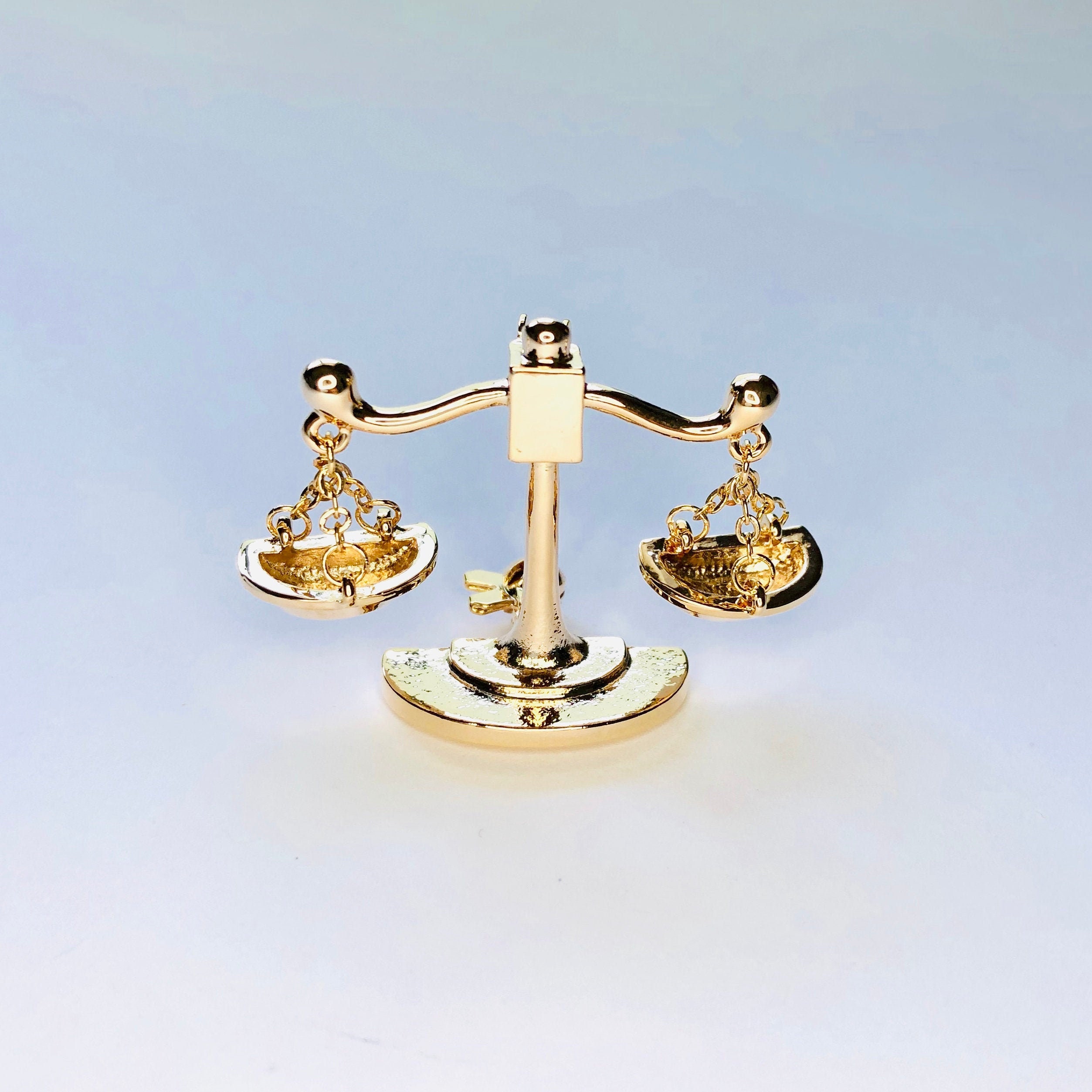 Gold-tone Scales of Justice Law Lawyer Legal Law School - Etsy