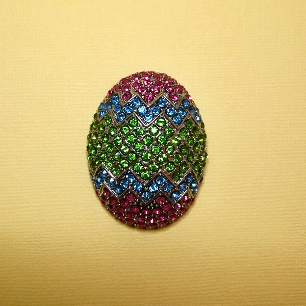 Easter Egg Brooch - Etsy