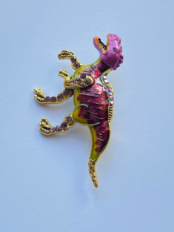 Purple Rhinestone T-Rex Tyrannosaurus Rex Theropod Ca… - Gem