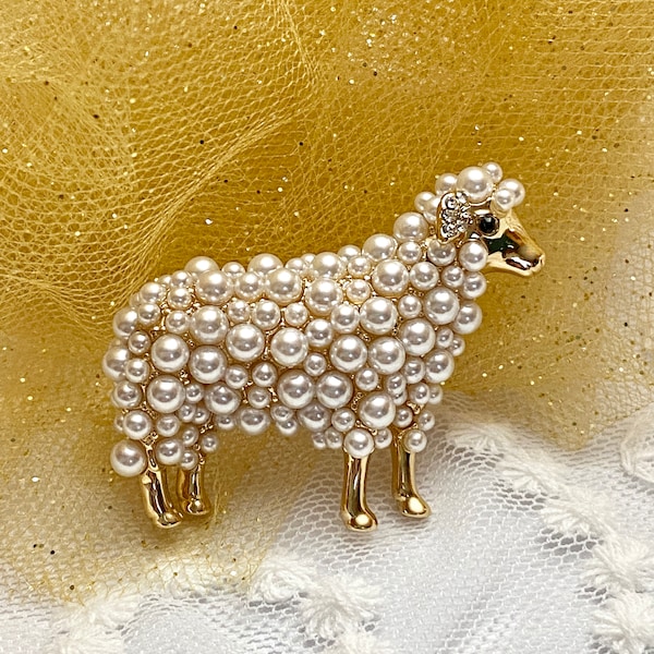 Sheep Brooch - Etsy
