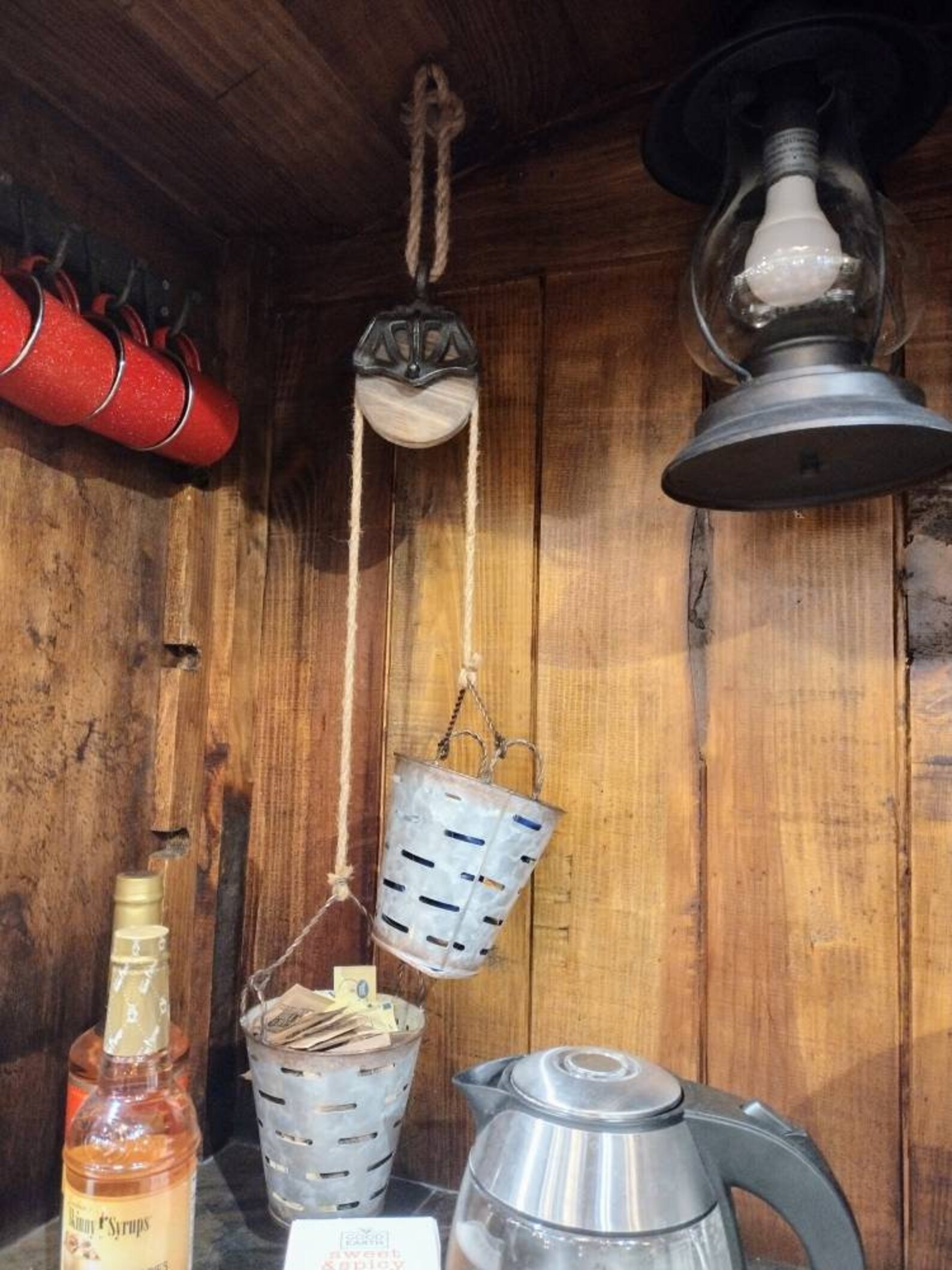 SOLD OUT Rustic Lodge Cabin Coffee Liquor Bar - Etsy