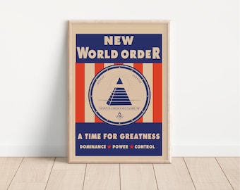 Conspiracy Poster | Etsy