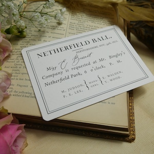 Jane Austen's Pride and Prejudice Bookmark - Elizabeth Bennet's ...