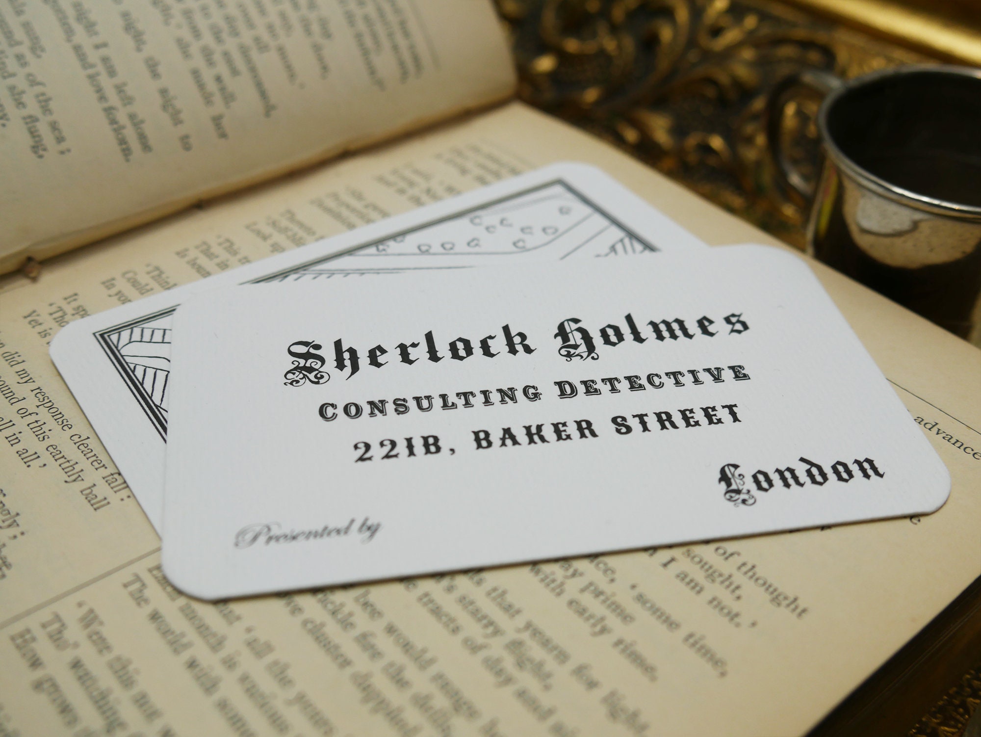Sherlock Holmes' Consulting Detective Business Card | Etsy