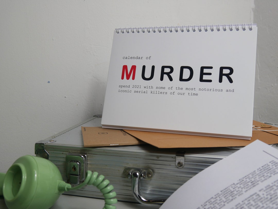 2026 Desk Calendar of Murder for True Crime Fans - Feat. Jeffrey Dahmer ...