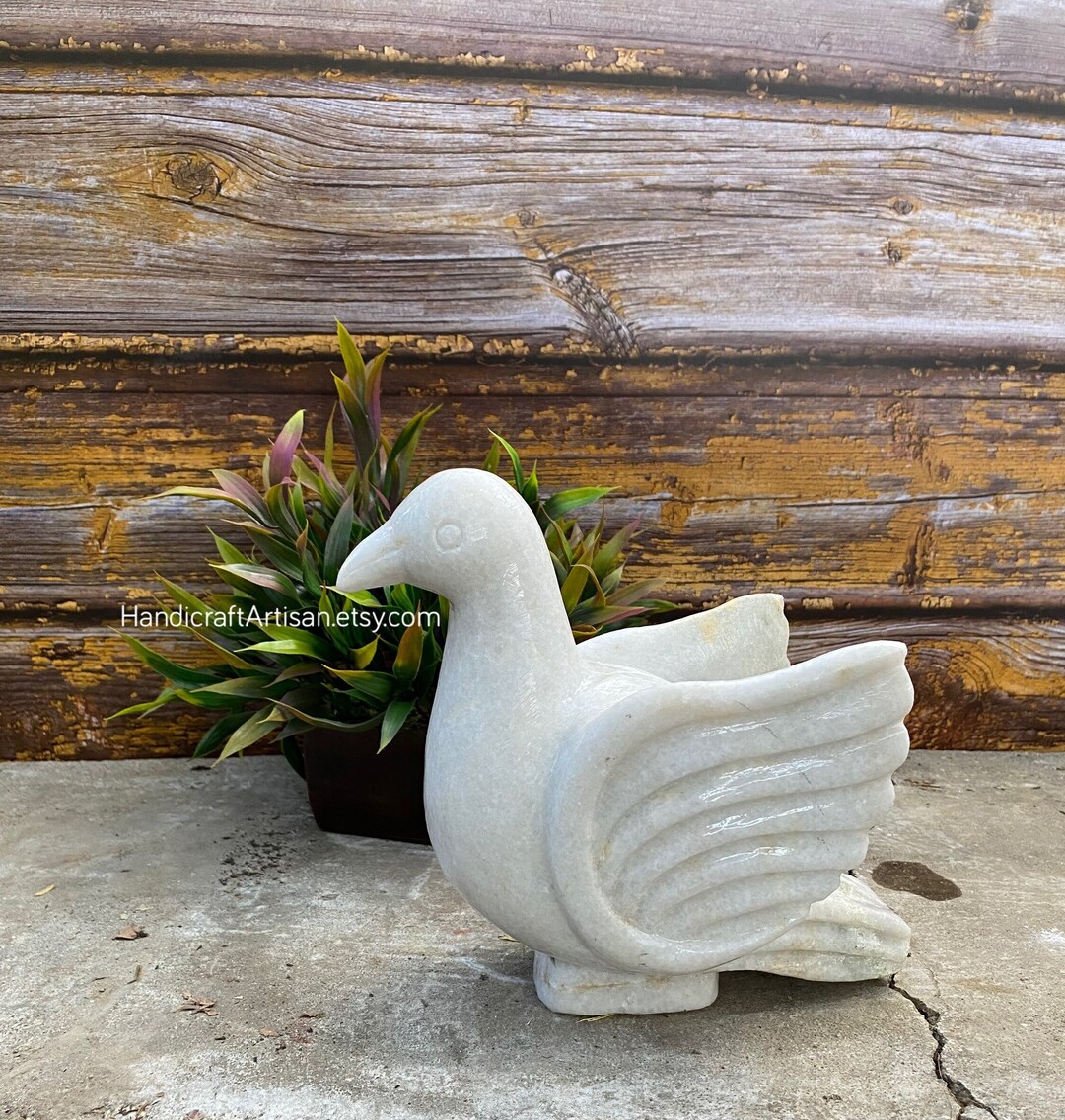 Pigeon | Bird | Antique Stone Bird | Collectibles | Art Object ...